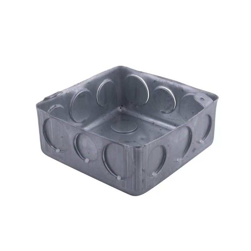 Caja cuadrada 3/4" galvanizada