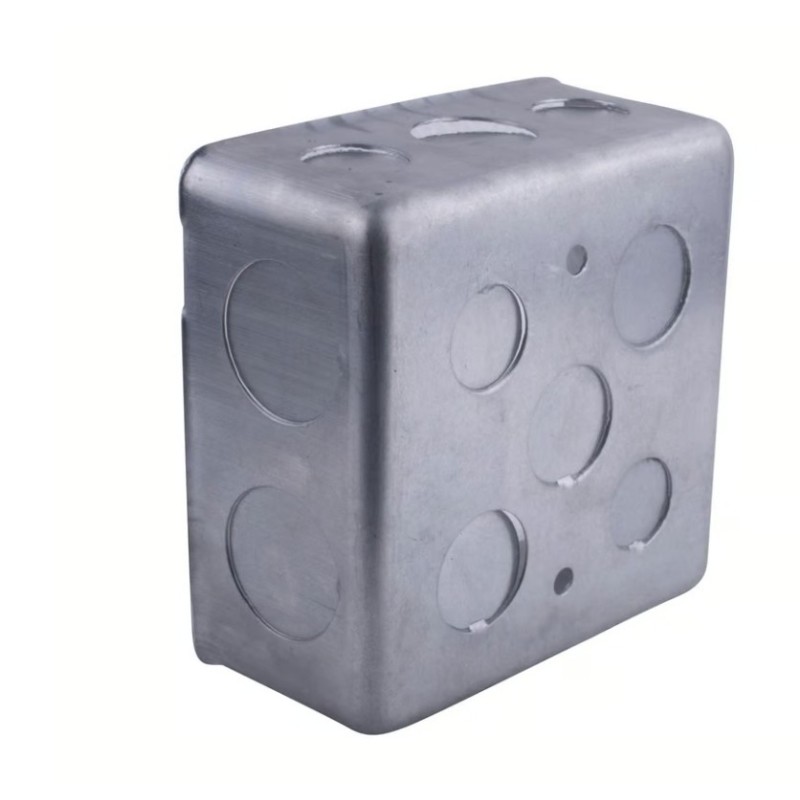 Caja cuadrada galvanizada ref 1"