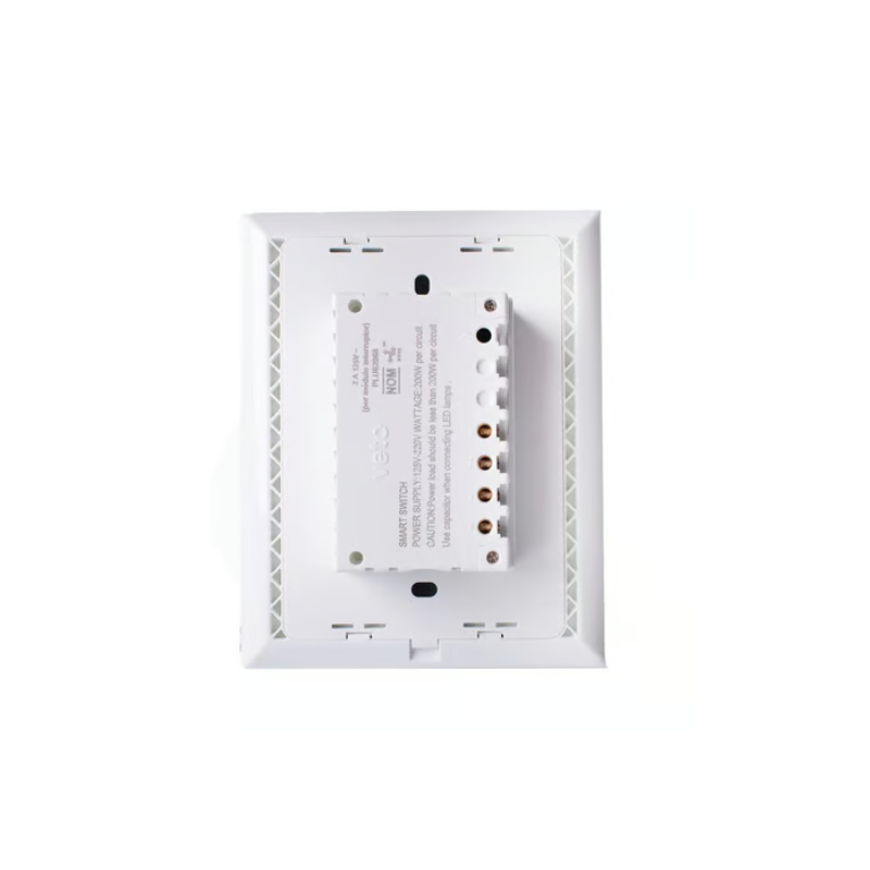 Apagador Triple Inteligente Wifi Blanco 200W por Circuito