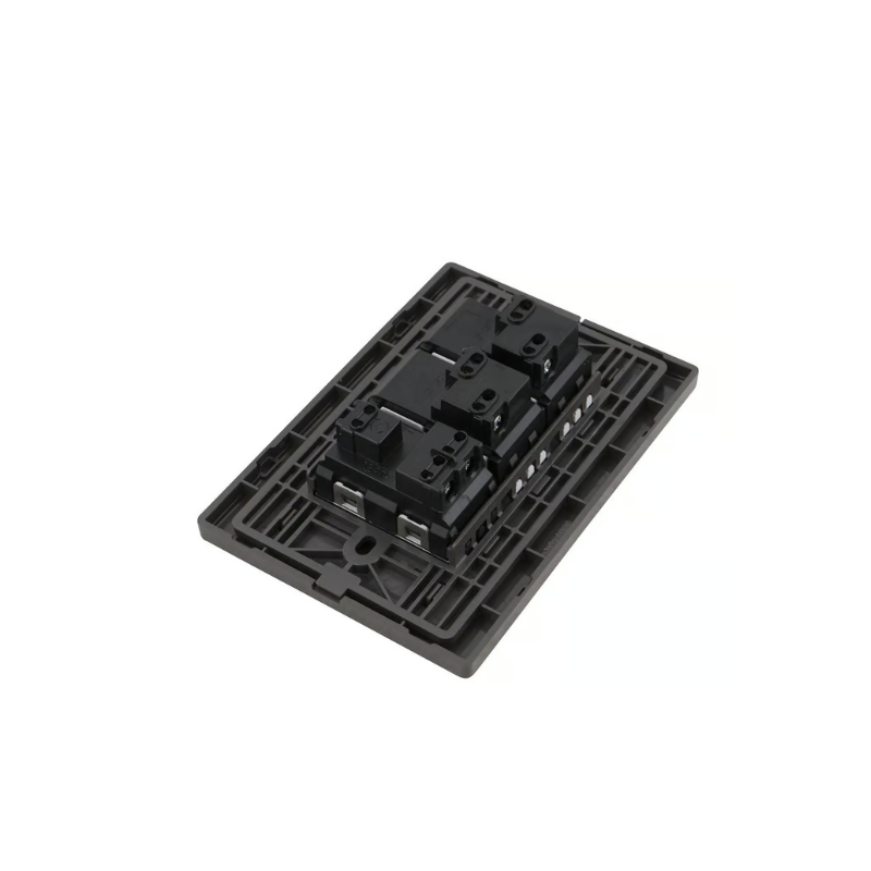 Placa Inox 2 Apagadores Y 1 Cont 1 Mod